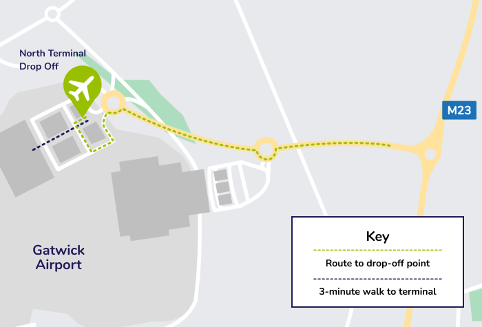 Maple Parking Meet & Greet at Gatwick North- FREE Cancellation