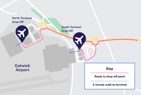 Bubble Valet Parking with Gatwick to Heathrow transfer